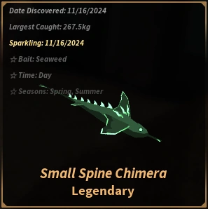 Small Spine Chimera | Fisch Wiki | Fandom