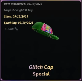 Glitched Cap | Fisch Wiki | Fandom