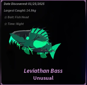 Leviathan Bass | Fisch Wiki | Fandom