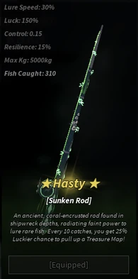 Sunken Rod | Fisch Wiki | Fandom