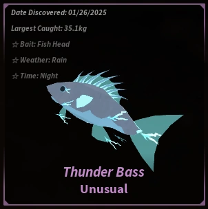 Thunder Bass | Fisch Wiki | Fandom