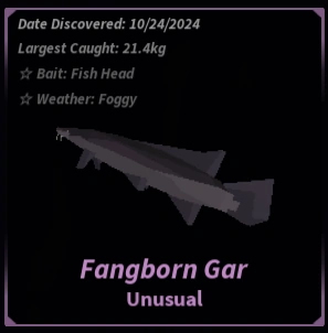 Fangborn Gar | Fisch Wiki | Fandom