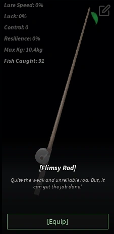 Flimsy Rod | Wiki Fisch | Fandom