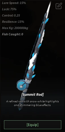 Summit Rod | Fisch Wiki | Fandom