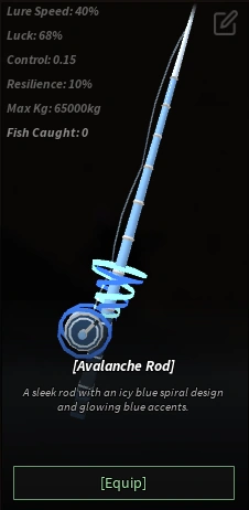Avalanche Rod | Fisch Wiki | Fandom