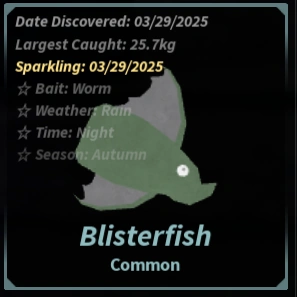Blisterfish | Fisch Wiki | Fandom