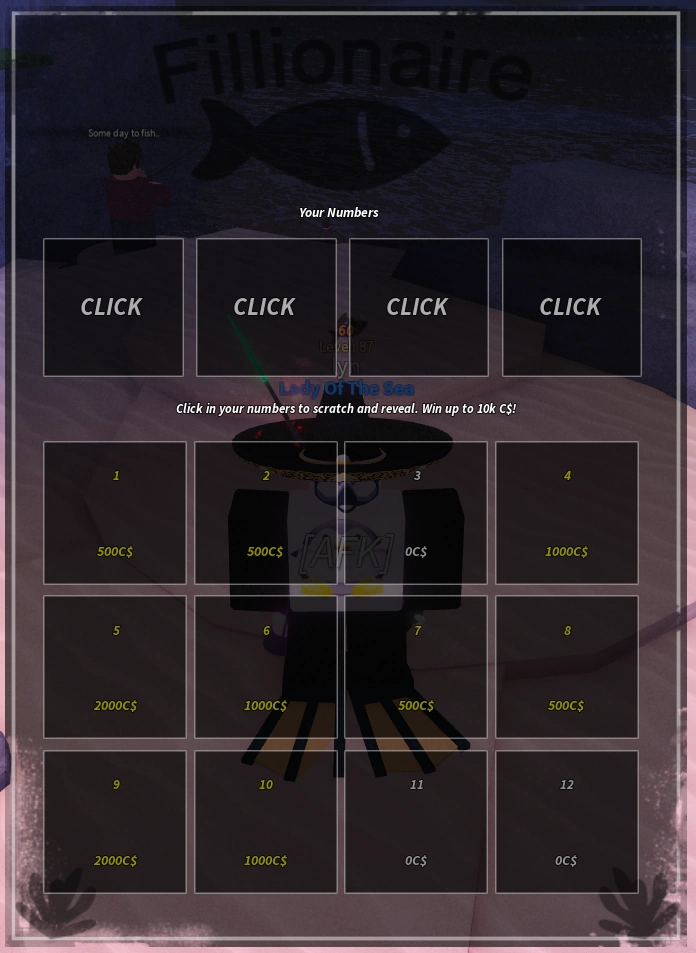 Fillionaire | Fisch Wiki | Fandom