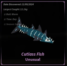Cutlass Fish | Fisch Wiki | Fandom
