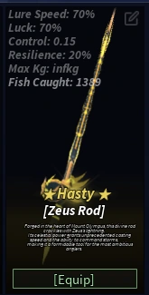 Zeus Rod | Fisch Wiki | Fandom
