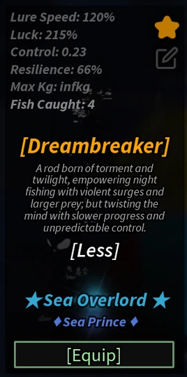 Dreambreaker | Fisch Wiki | Fandom