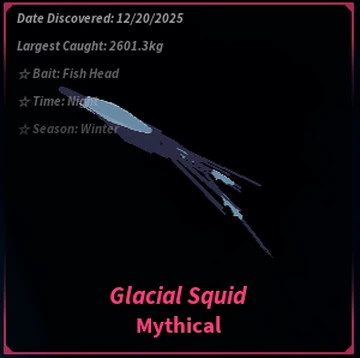 glacial squid size