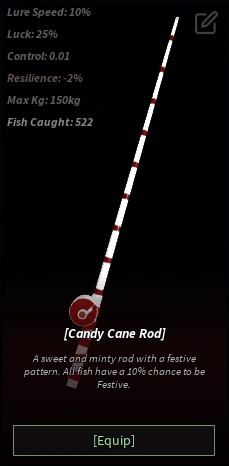 Candy Cane Rod | Fisch Wiki | Fandom