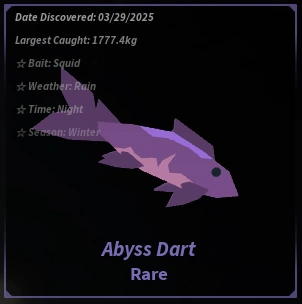 Abyss Dart | Fisch Wiki | Fandom