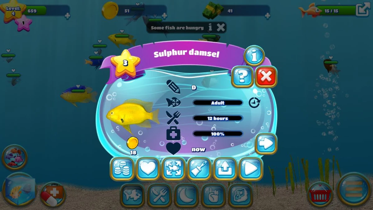 Sulphur Damsel | Fish Farm 3 Wiki | Fandom