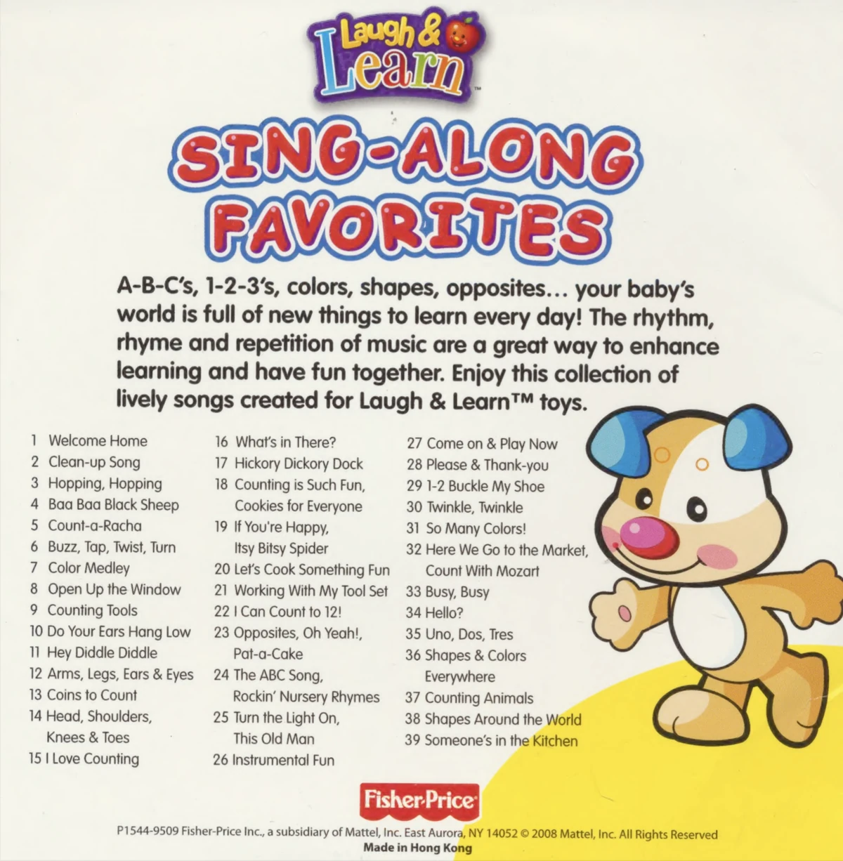 Laugh and Learn: Sing Along Favorites | Fisher-Price Wiki | Fandom