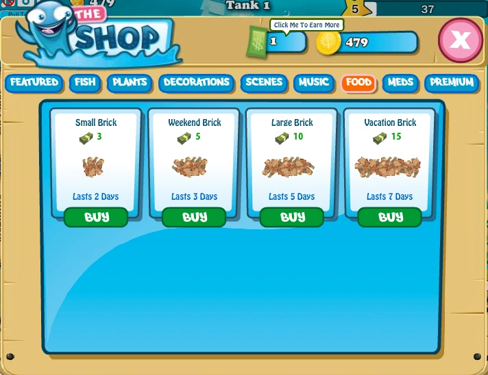 Food | Fish World Wiki | Fandom