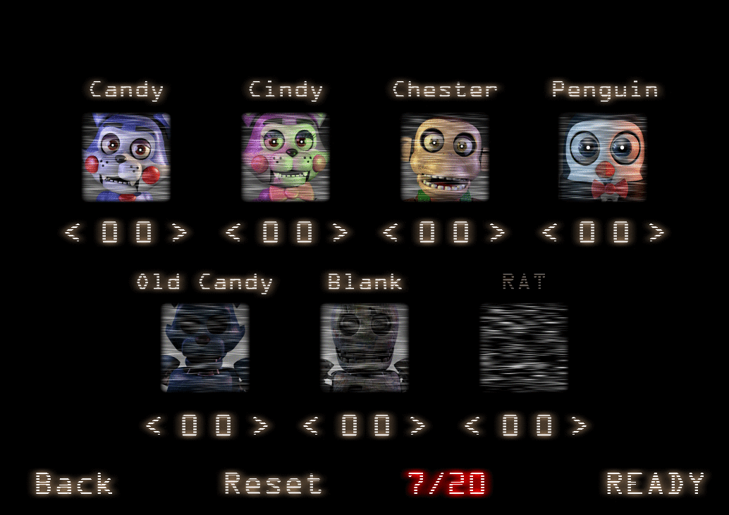 Custom Night | Five Nights at Candy's Emil Macko Wikia | Fandom