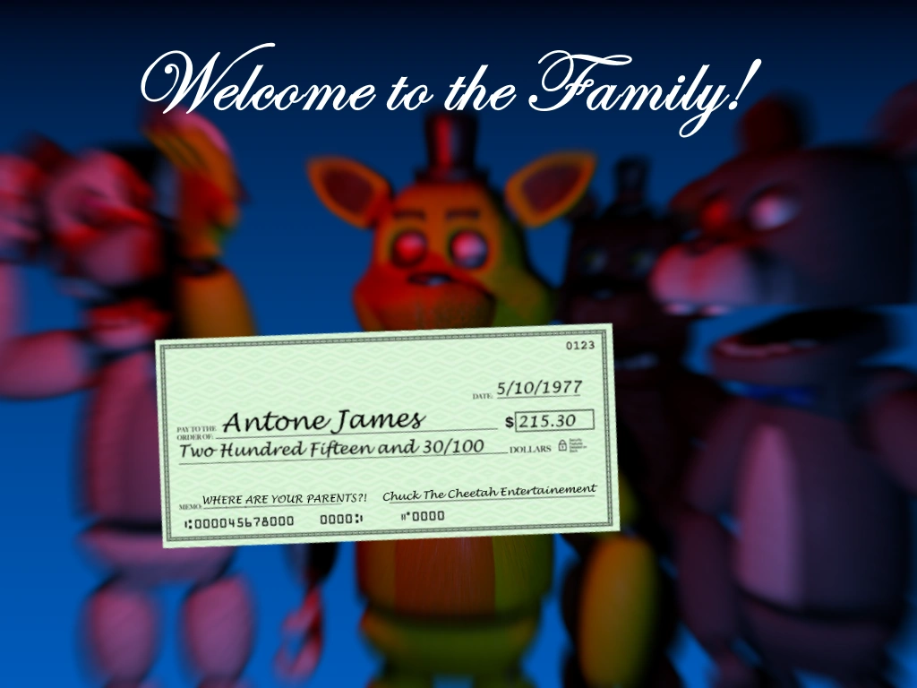 Antone James | Five Nights at Chuck The Cheetah's Wikia | Fandom