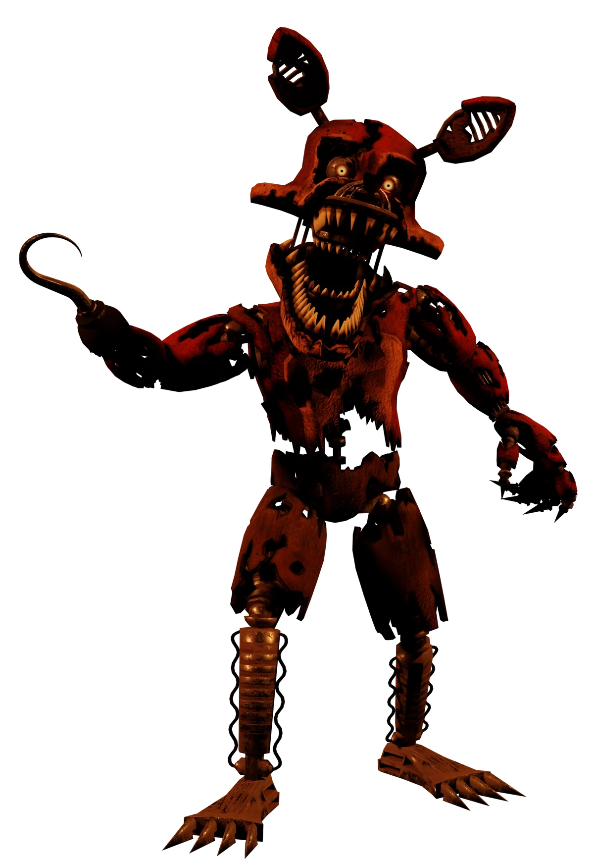 Nightmare Foxy | Five Nights at Freddy's Animatronic Guidance Wiki | Fandom