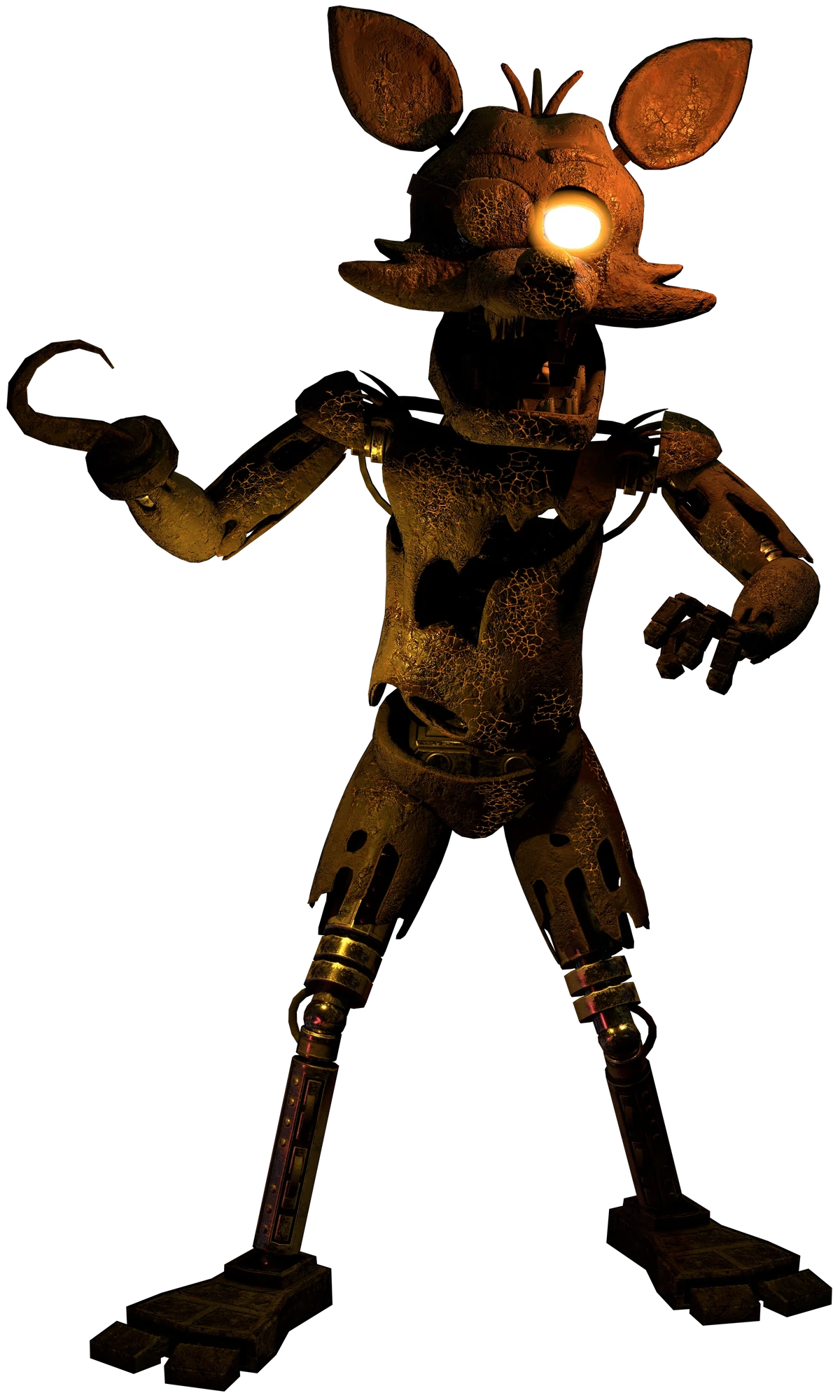 Burnt Foxy | Five Nights at Freddy's Animatronic Guidance Wiki | Fandom