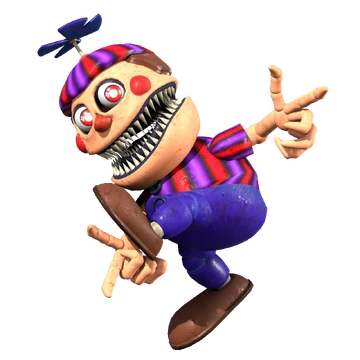 fnaf nightmare balloon boy coloring pages