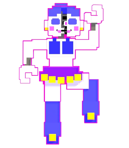 8-Bit Ballora | Five Nights at Freddys AR: Special Delivery Wiki | Fandom