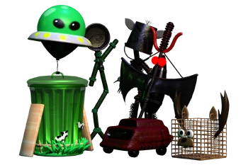 Trash and the Gang | Five Nights at Freddys AR: Special Delivery Wiki ...
