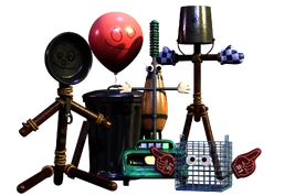 Trash and the Gang | Five Nights at Freddys AR: Special Delivery Wiki ...