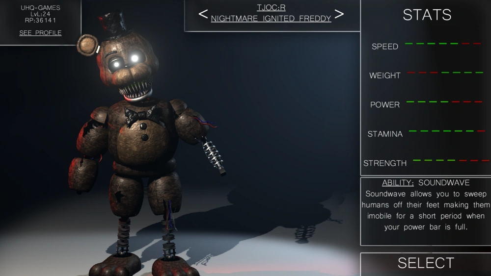 Sinister Ignited Freddy | Five Nights at Freddy's Erfindungs Wiki | Fandom
