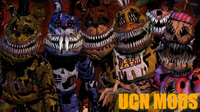 Corrupted Animatronics for UCN: Remastered (ZBonnieXD) | Five Nights at ...
