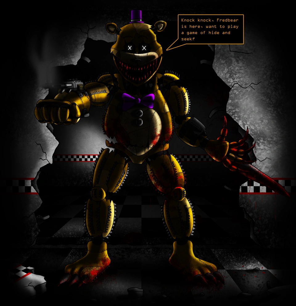 Slasher Fredbear | Five Nights at Freddy's Erfindungs Wiki | Fandom