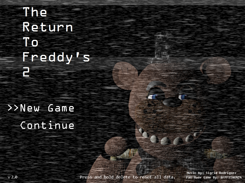 The Return To Freddys 2gallery Five Nights At Freddys Fangame Wiki