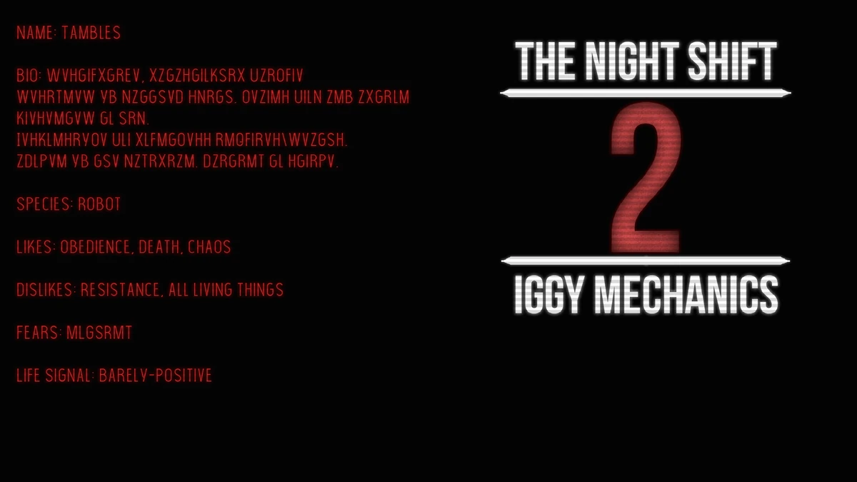 The Night Shift 2: Iggy Mechanics/Gallery | Five Nights at Freddys ...