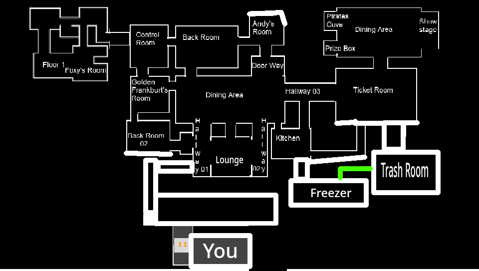 User Blogthespongebro133confirmed Map Layout For Thespongebro133s Ultimate Custom Night