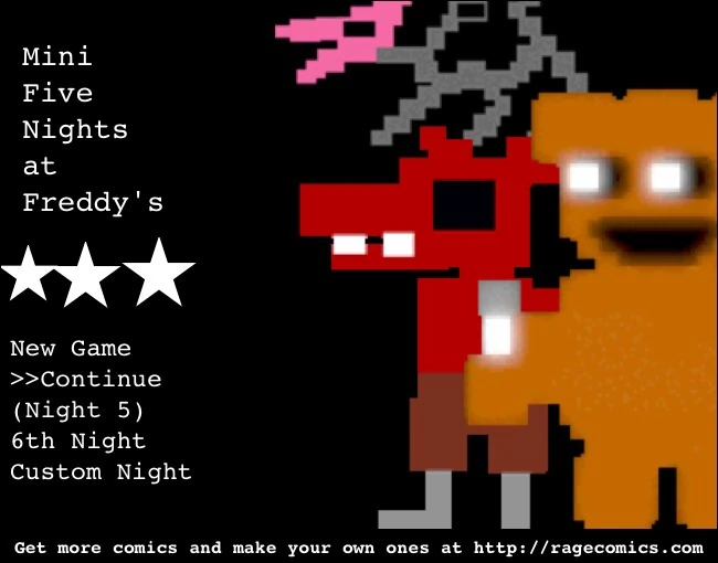 Mini Five Nights at Freddy's | Five Nights at Freddy's Fanon Wiki | Fandom