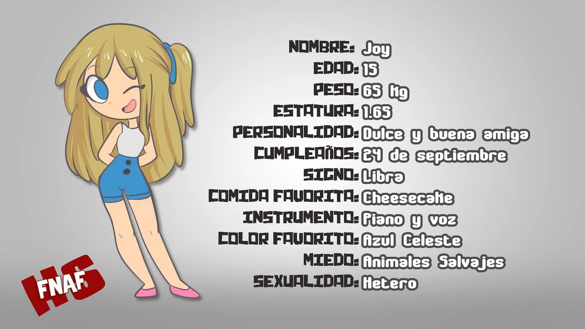 Joy/Galería | Wiki Five Nights at Freddy's: High School | Fandom