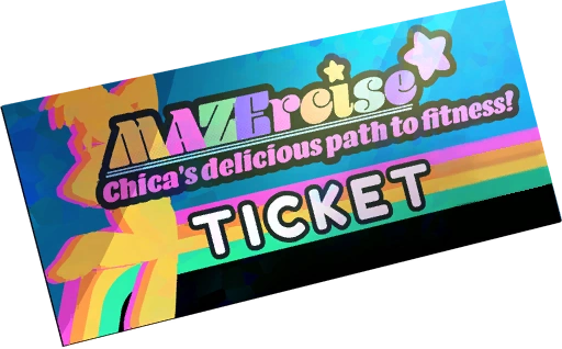 Mazercise Ticket | Энциклопедия Five Nights at Freddy's | Fandom