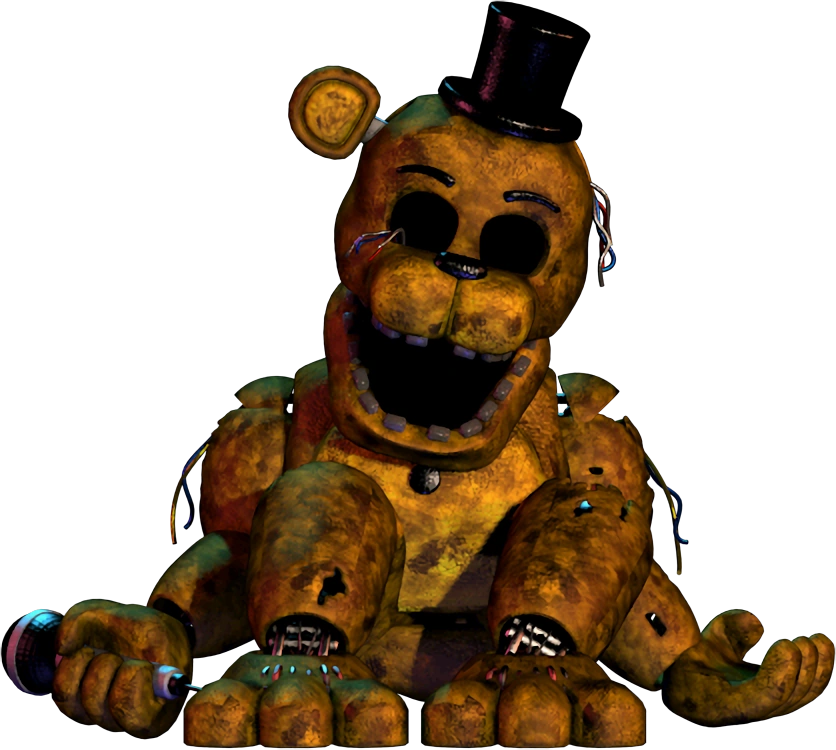 Withered Golden Freddy | Энциклопедия Five Nights at Freddy's | Fandom