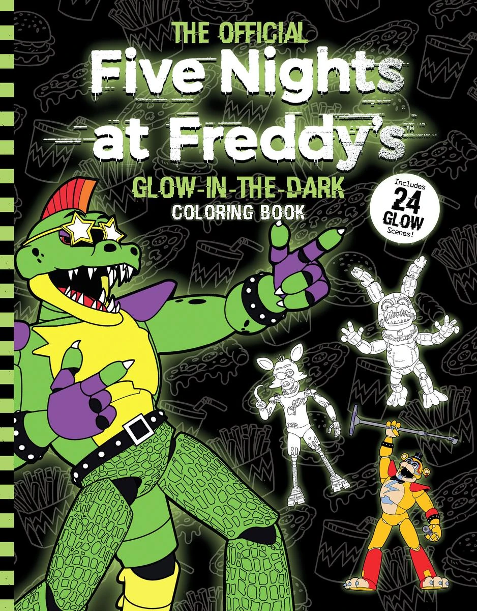 Il Libro da Colorare Glow-in-the-Dark Ufficiale di Five Nights at ...