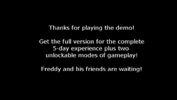 Five Nights at Freddy's (Demo) | Five Nights at Freddy's Wiki Italia ...