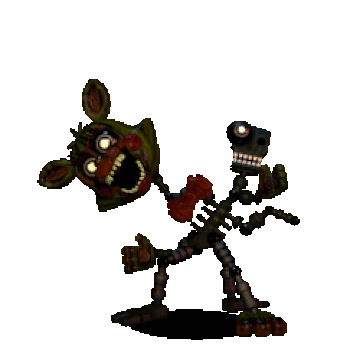 scary mangle coloring pages