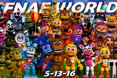 coloring pages fnaf world