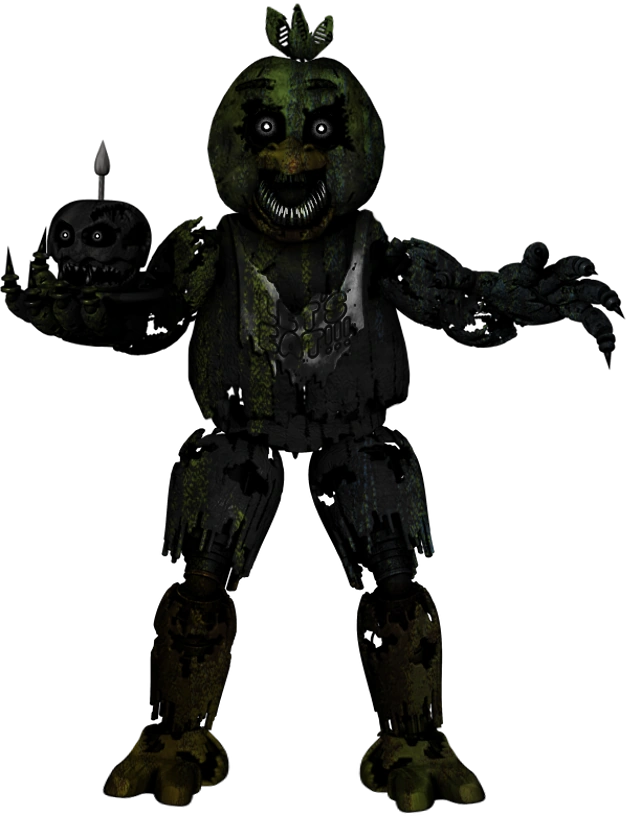 Nightmare Phantom Chica | Five Nights At Nightmares Wiki | Fandom