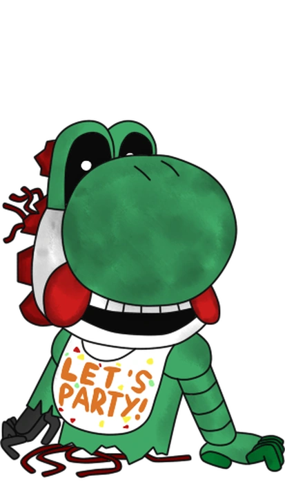 Withered Toy yoshi | Five nights at sonics maniac mania Wiki | Fandom