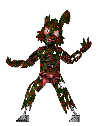 Parasite Springtrap | Five Nights at Sonic's: Pizza Partners Wiki | Fandom