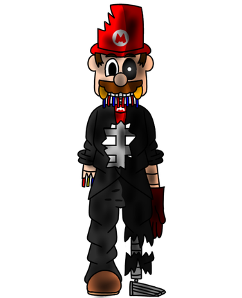 Withered Toy Mario | Five Nights at Sonic's: Pizza Partners Wiki | Fandom