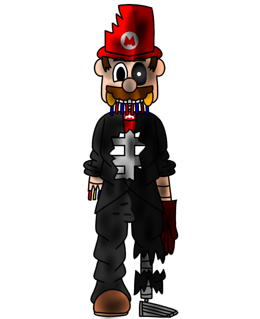 Withered Toy Mario | Five Nights at Sonic's: Pizza Partners Wiki | Fandom