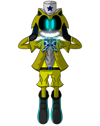 Photo-Negative Sonic | Five Nights at Sonic's: Pizza Partners Wiki | Fandom