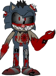 Infected Sonic | Five Nights at Sonic's: Scorched World V2 Wiki | Fandom