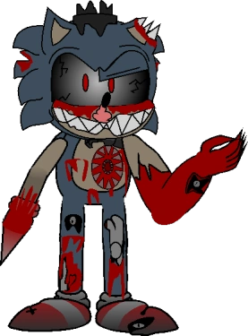 Infected Sonic | Five Nights at Sonic's: Scorched World V2 Wiki | Fandom